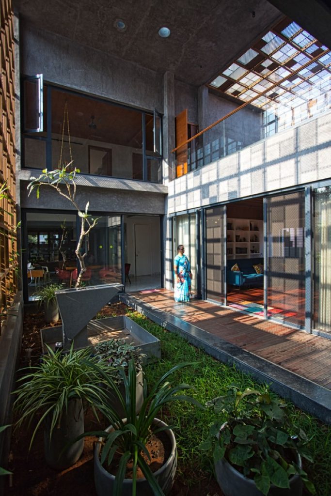 Rustic Exterior and Sleek Finish Interior | webe design lab - The ...