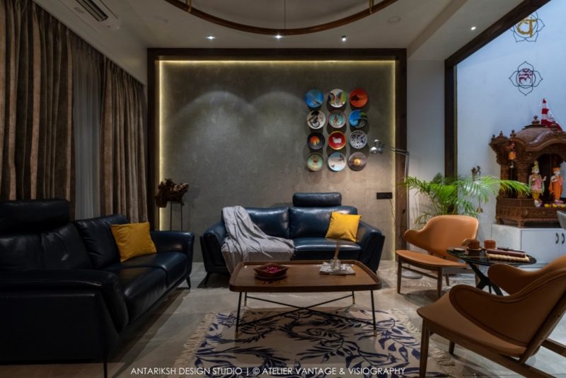 Bungalow Elevation is a Play Of Patterns and Textures | ANTARIKSH ...