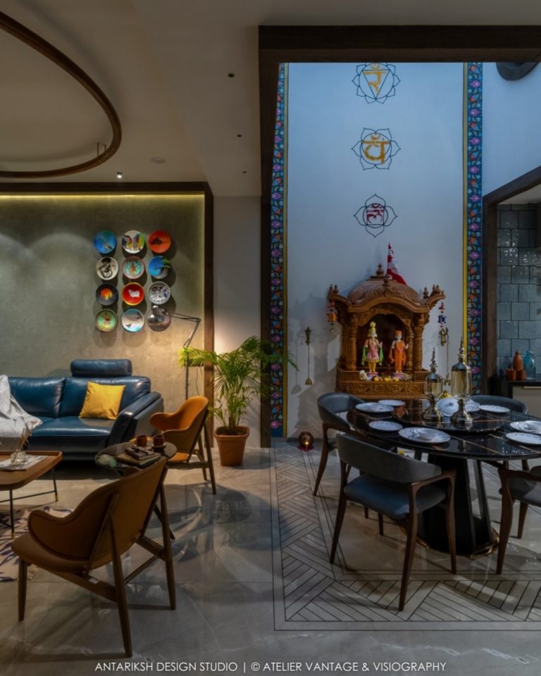 Bungalow Elevation is a Play Of Patterns and Textures | ANTARIKSH ...