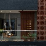 Bungalow Elevation is a Play Of Patterns and Textures | ANTARIKSH ...