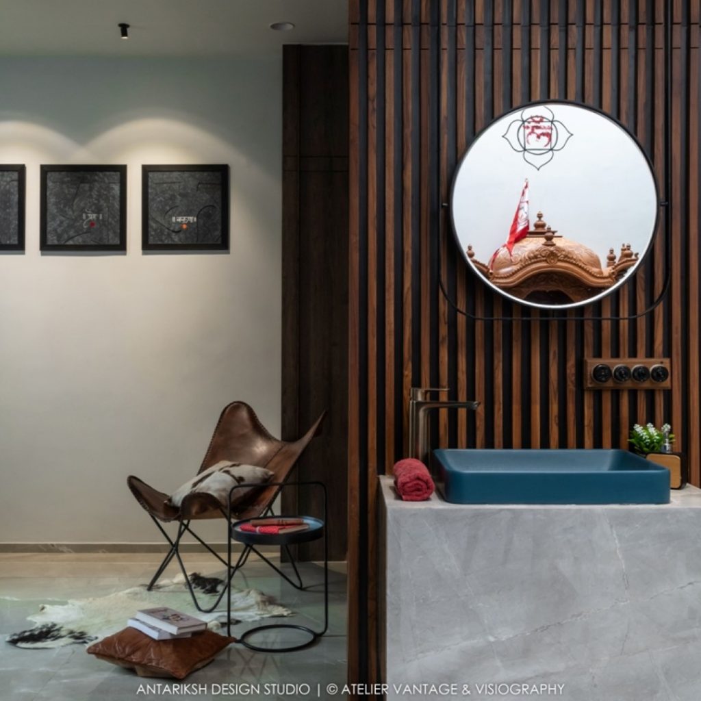 Bungalow Elevation is a Play Of Patterns and Textures | ANTARIKSH ...