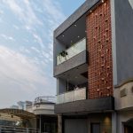 Bungalow Elevation is a Play Of Patterns and Textures | ANTARIKSH ...