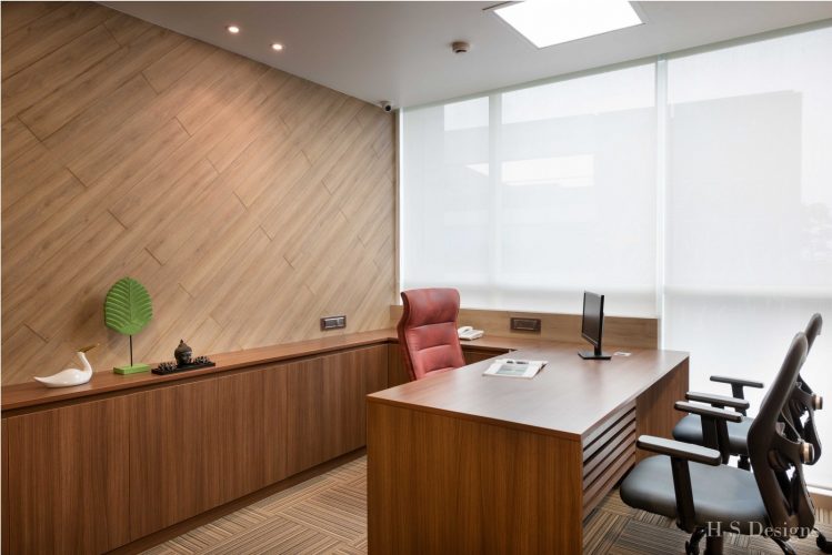 Office Spaces Creating Linear And Clustered Formation | H S Designs ...