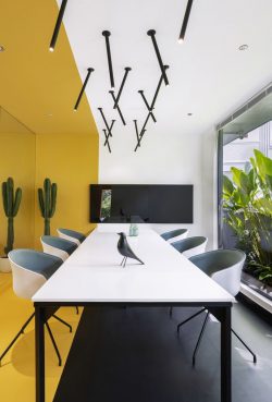 Hellow Yellow -Workspace Interior | Humming Tree - The Architects Diary