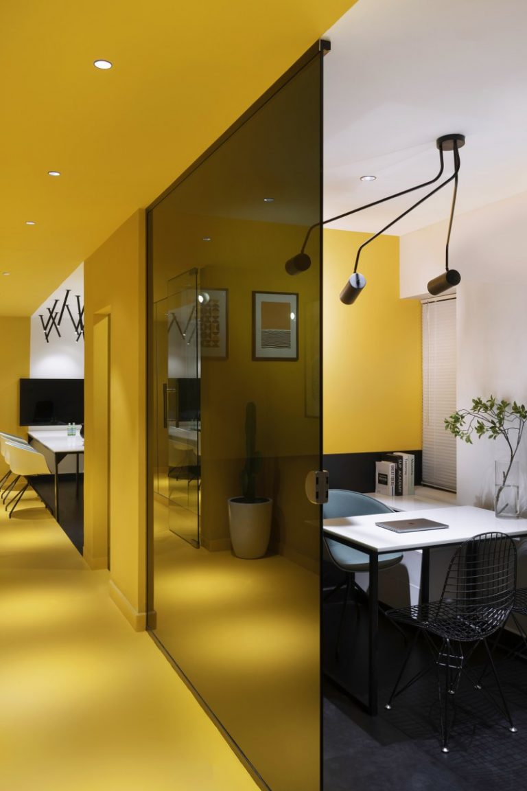 Hellow Yellow -Workspace Interior | Humming Tree - The Architects Diary