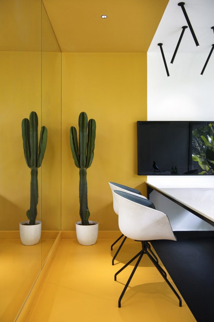 Hellow Yellow -Workspace Interior | Humming Tree - The Architects Diary