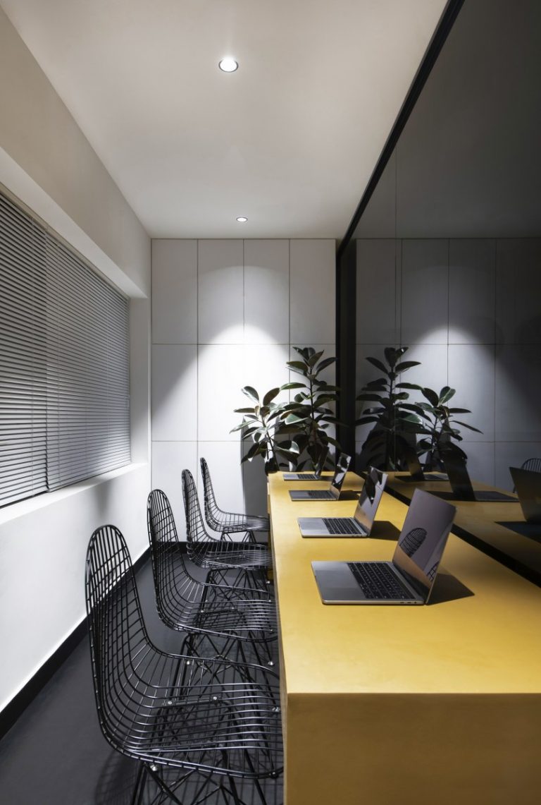 Hellow Yellow -Workspace Interior | Humming Tree - The Architects Diary