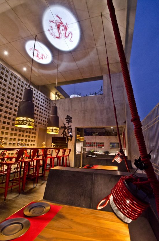 The Orient - Restaurant Interior reflecting Feng Shui & Taoism ...