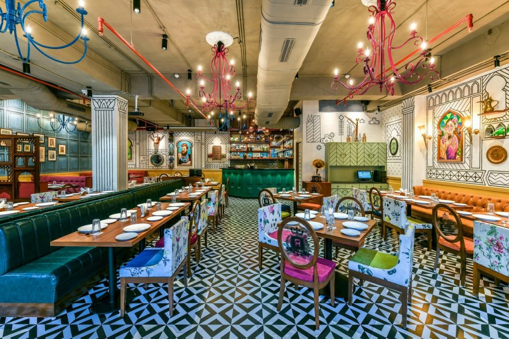 A Restaurant Interior with Essence of Rajasthan | Minnie Bhatt Designs ...