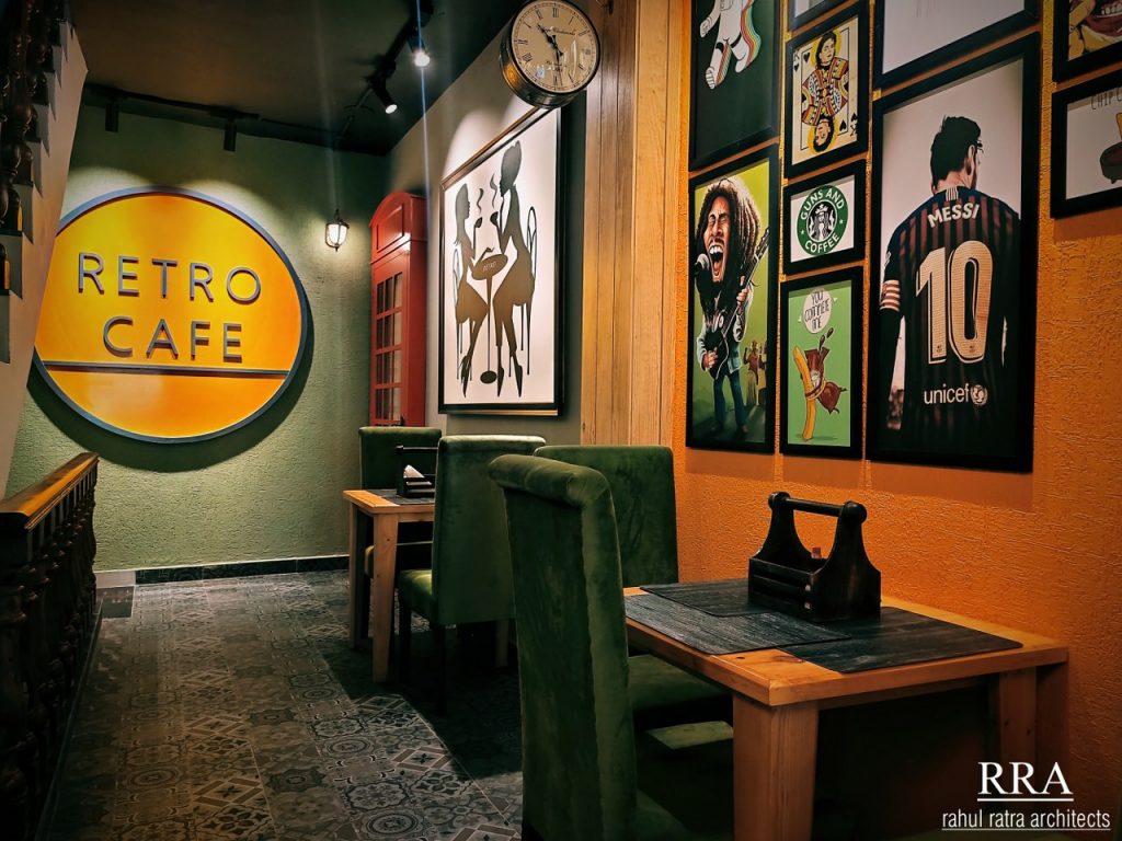 Retro Cafe | Rahul Ratra Architects - The Architects Diary