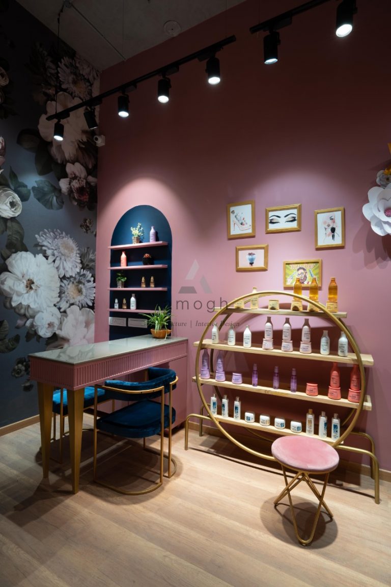 French Style Salon Interior | Amogh Designs - The Architects Diary