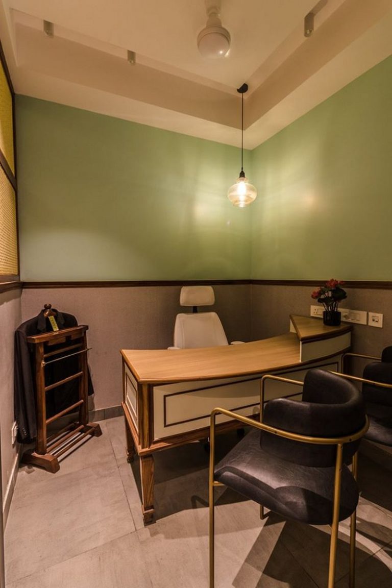 Vintage Style Advocate’s Office Interior | Karan Aakriti Interior ...
