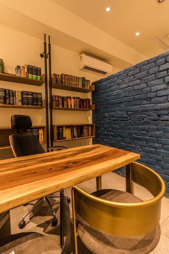 Vintage Style Advocate’s Office Interior | Karan Aakriti Interior ...