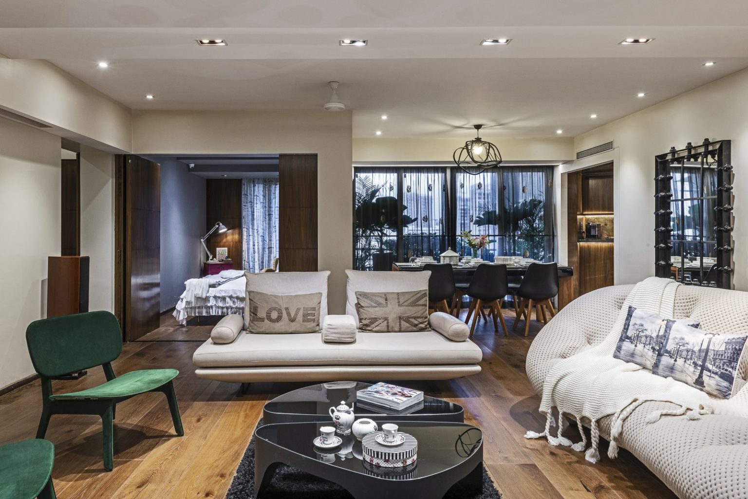 An Apartment Interior That Spotlessly Weaves In Natural Materials With ...