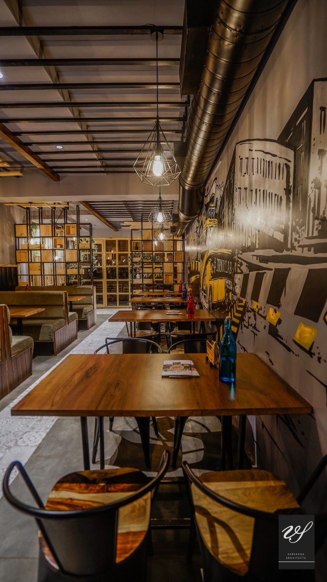 DRNK Lab Cafe - Fusion Of Contemporary And Rustic Trends | Shreenda ...