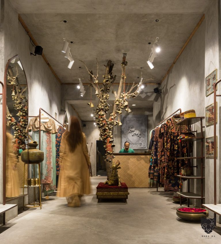 Torani Flagship Store Interiors Reminiscing Sindhi Architecture | Bora ...