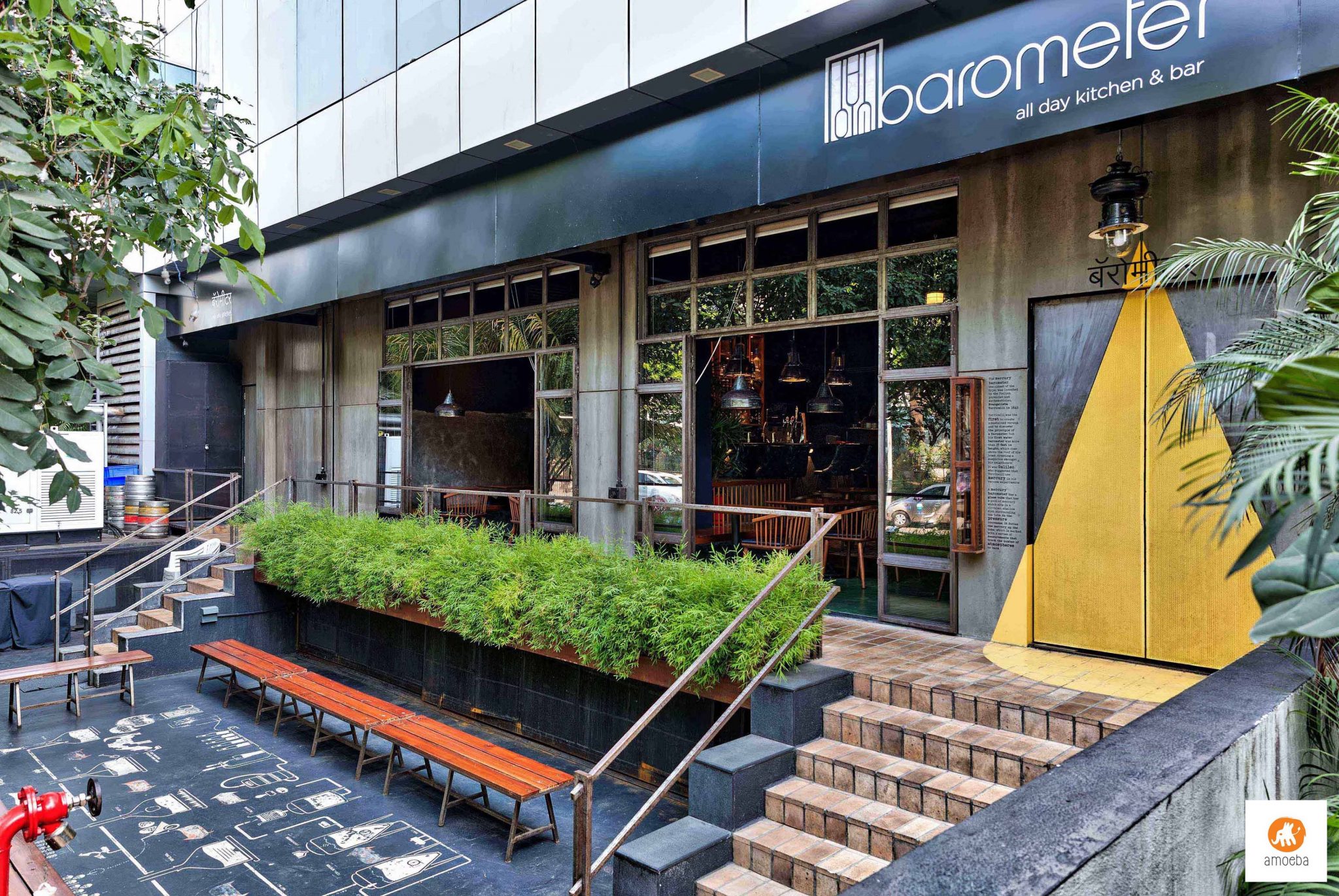 Barometer - Rustic Yet Classy Restaurant Interior | Amoeba Design - The ...