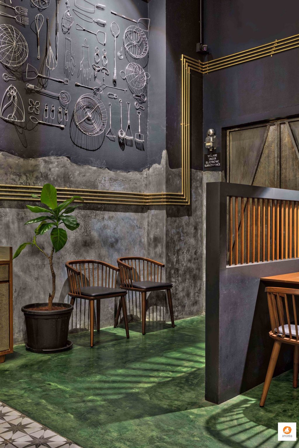 Barometer - Rustic Yet Classy Restaurant Interior | Amoeba Design - The ...