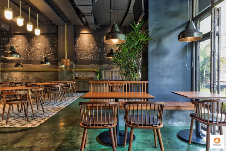 Barometer - Rustic Yet Classy Restaurant Interior | Amoeba Design - The ...