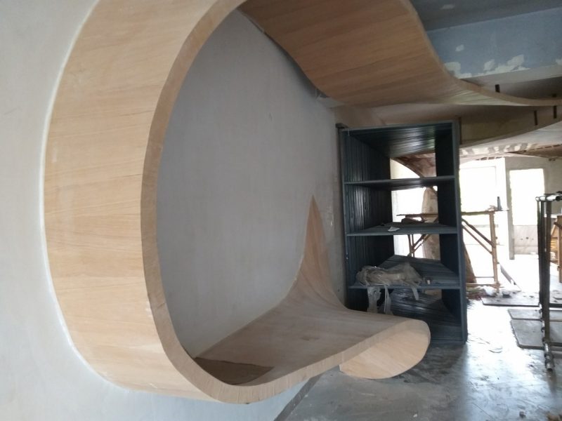 Store Design With Twisting And Turning Wood Ribbons | Studio Ardete ...