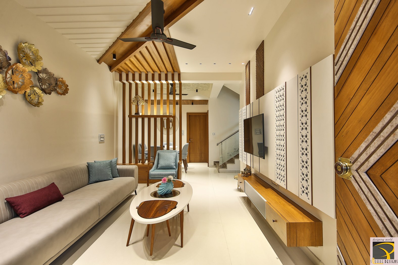 A Subtle Bungalow Interior Curated with Articulations And Established ...