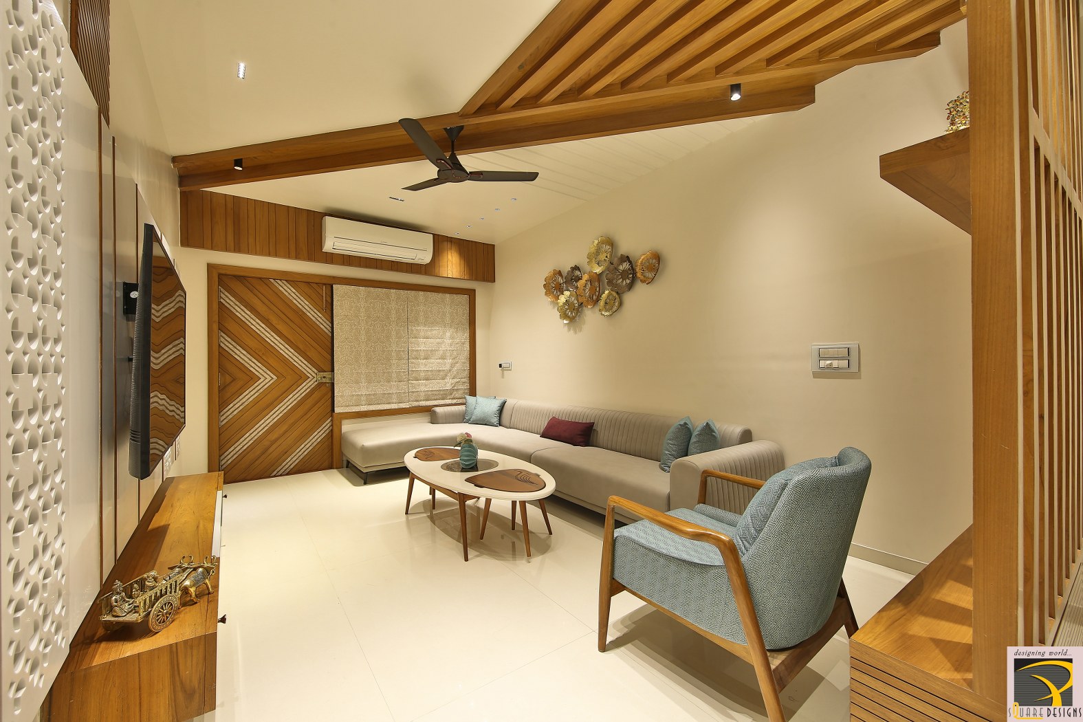 A Subtle Bungalow Interior Curated with Articulations And Established ...