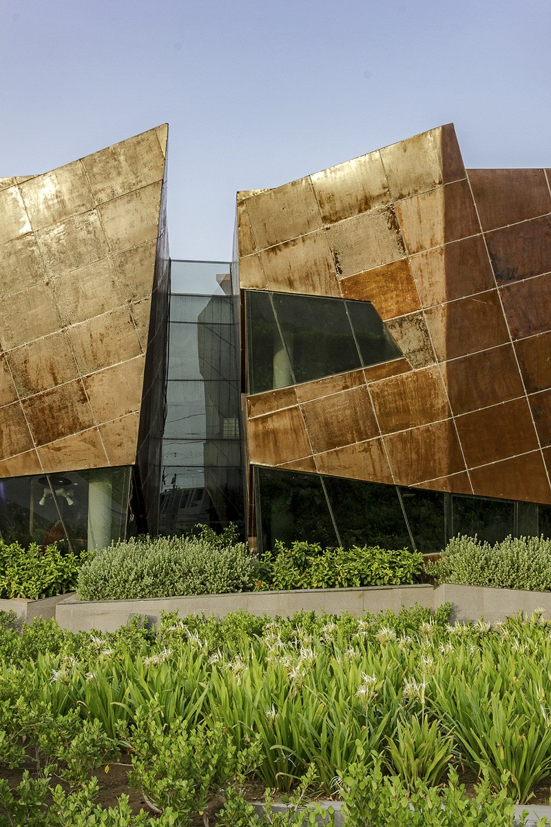 This Building’s Form And Surfaces Portray The Basic Properties Of Metal ...