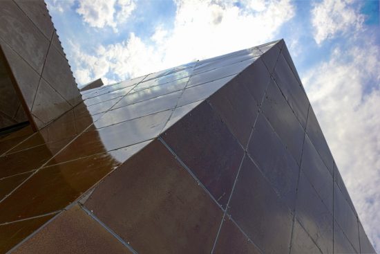 This Building’s Form And Surfaces Portray The Basic Properties Of Metal ...
