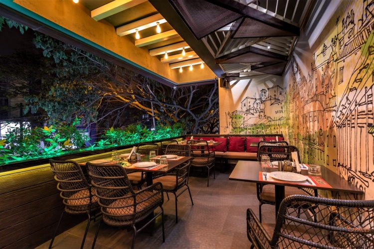Italian Restaurant Interior With Eclectic Mix Furniture | Talking ...