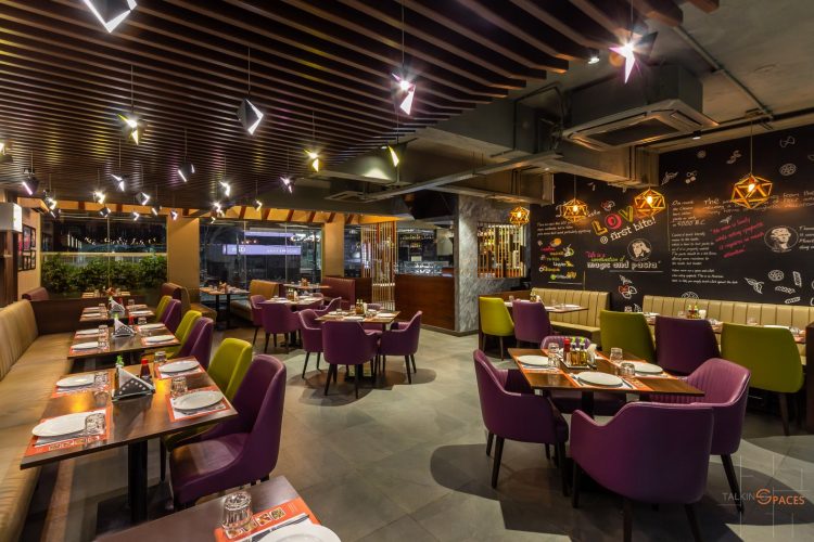 Italian Restaurant Interior With Eclectic Mix Furniture | Talking ...