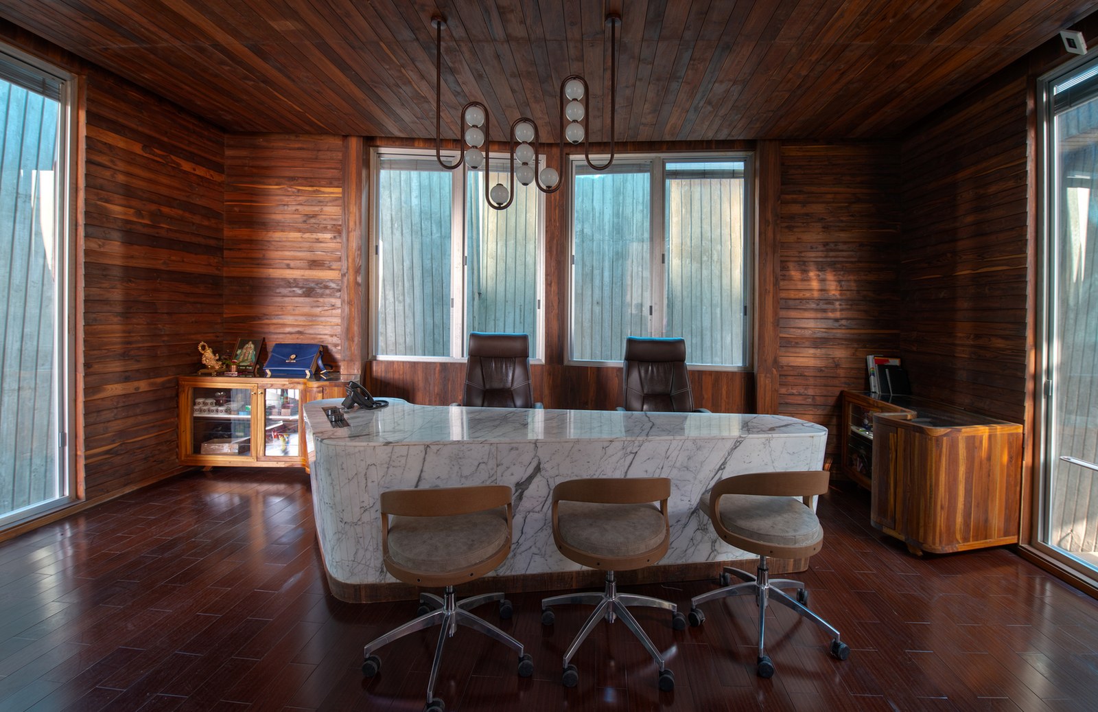 The Concrete Facades Of This Office is An Amalgamation Of Tilted ...