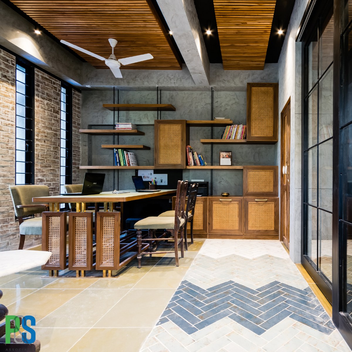 Vintage Elements Refurbished To A Contemporary Workspace | P&S ...