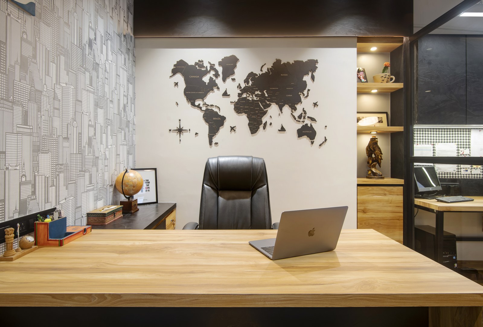 Going Back to Black – Vrnda Pharma Office | The Design Chapel - The ...