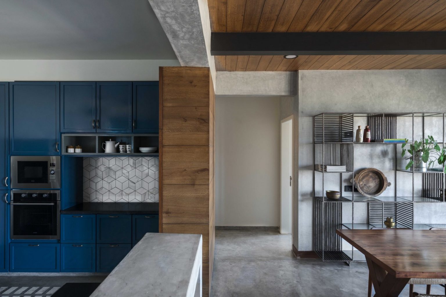 Apartment Design With Concept Of Wabi-Sabi, Simple And Close To Nature ...