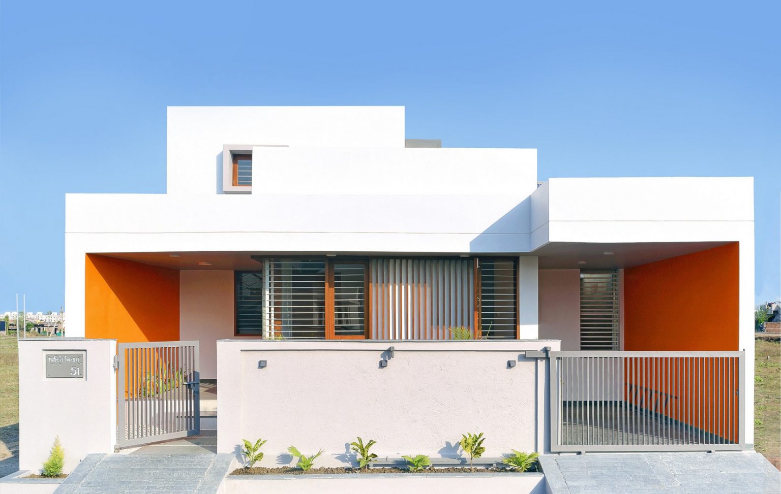Orange House - A Very Minimalistic Design Approach | Studio Habitect ...