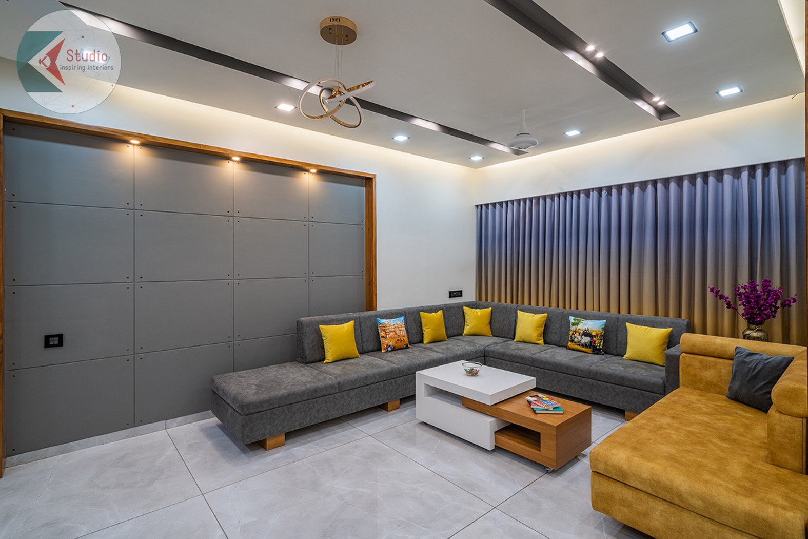 Apartment Interiors Wrapped In Soothing pastels | K Studio Design ...