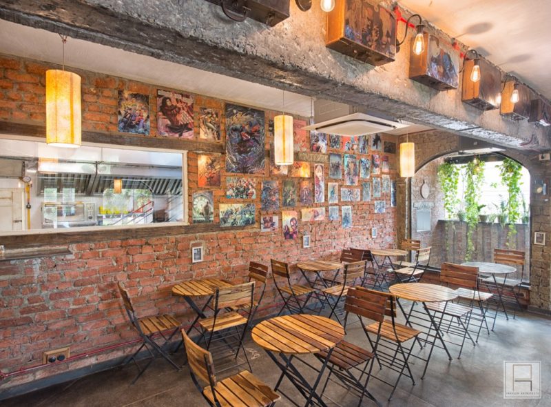 Unconventional Cafe Interior Adding Rustic Flavor To Space | Praveen ...
