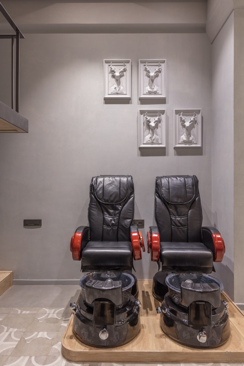 The Spotlight Salon Interiors Designed With Neutral Palette And Nature ...