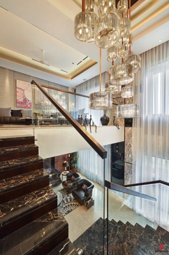 Modern Duplex Apartment Adorned By Bold Colours | Epsilon - The ...