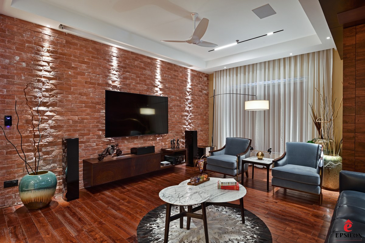 Modern Duplex Apartment Adorned By Bold Colours | Epsilon - The ...