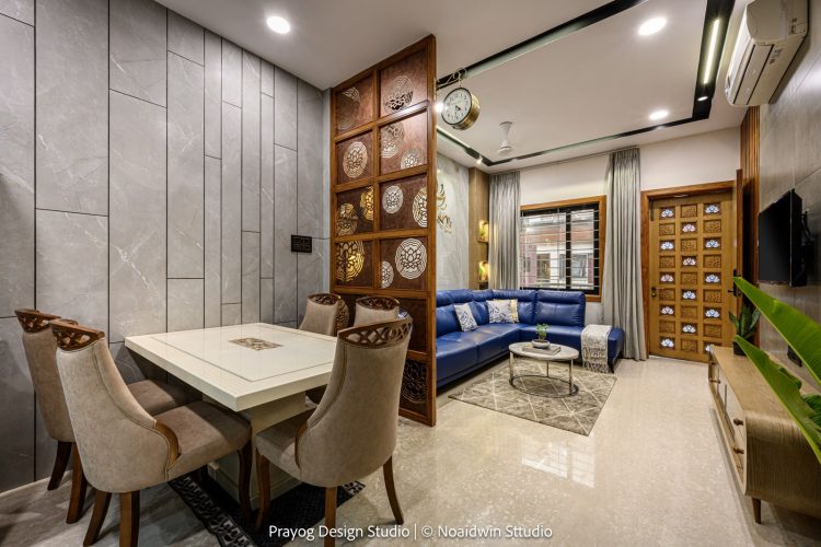 Interplay Between Traditional And Modern Elements In A Residence ...