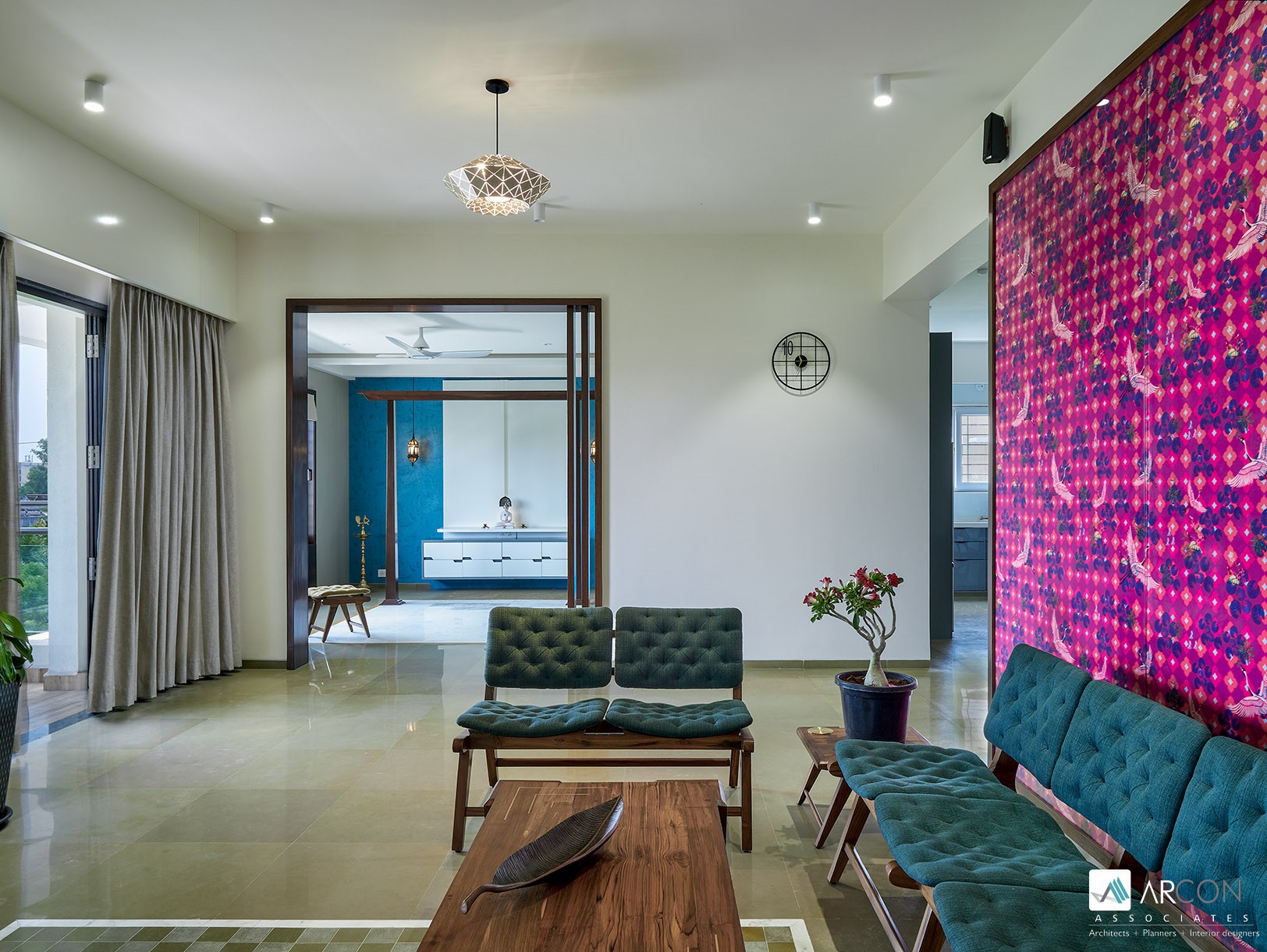 Apartment Interior Exposing Bond Between Traditional Roots And Modern ...