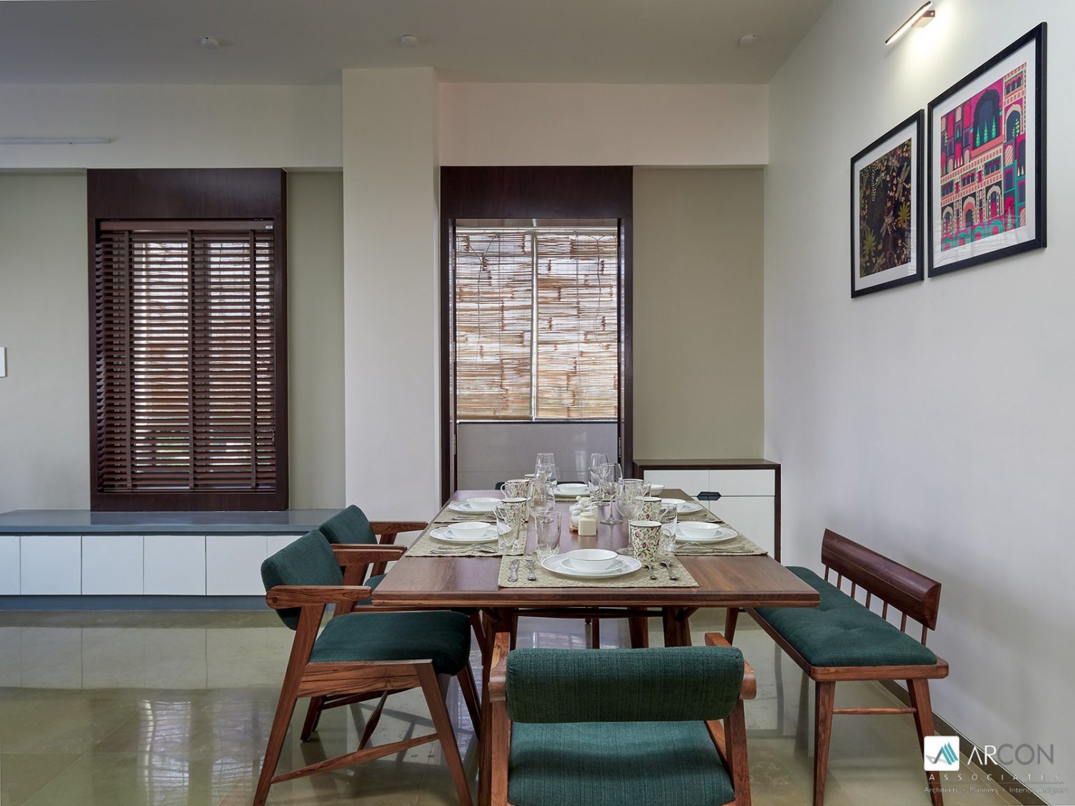 Apartment Interior Exposing Bond Between Traditional Roots And Modern ...