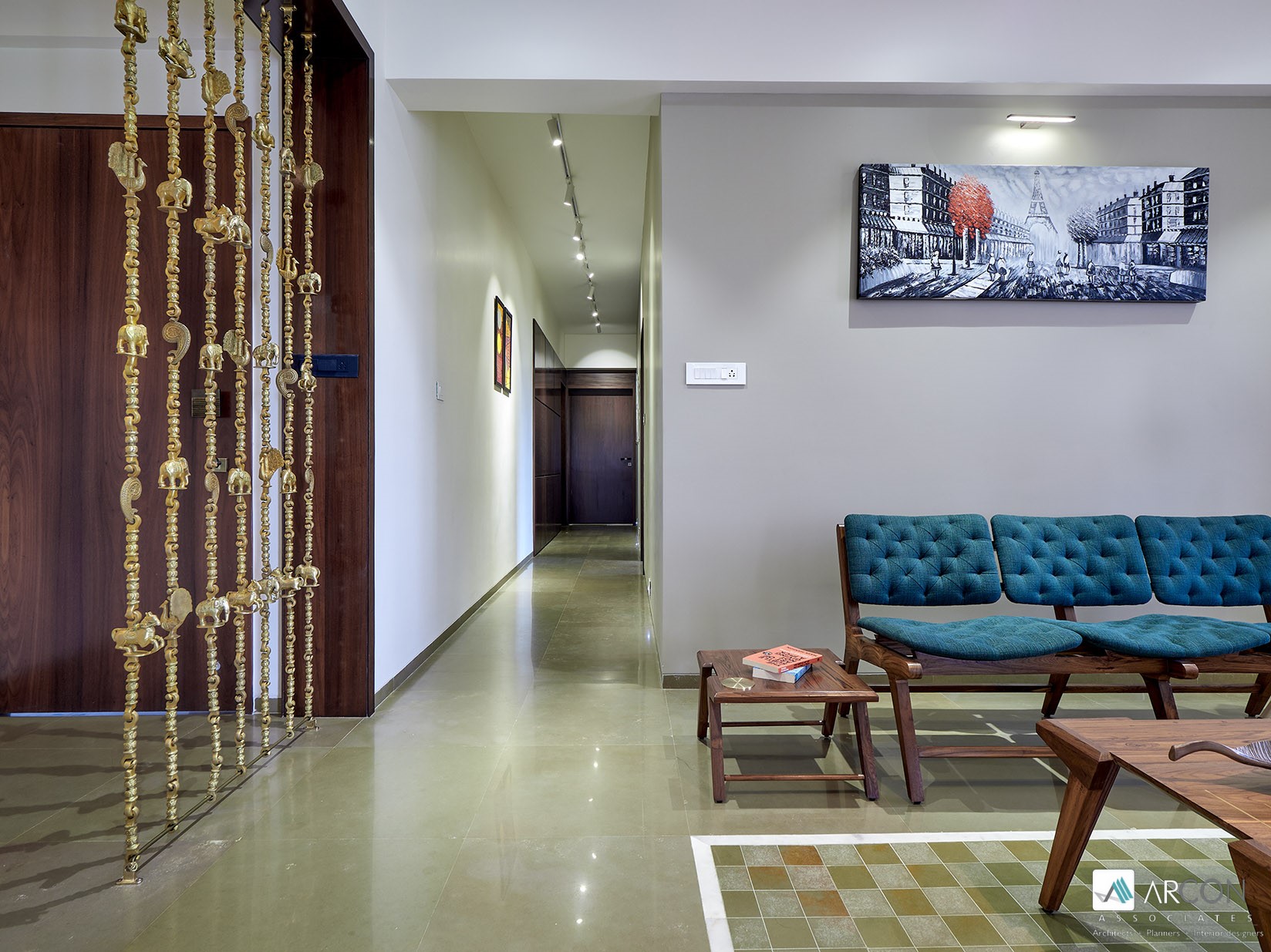 Apartment Interior Exposing Bond Between Traditional Roots And Modern ...