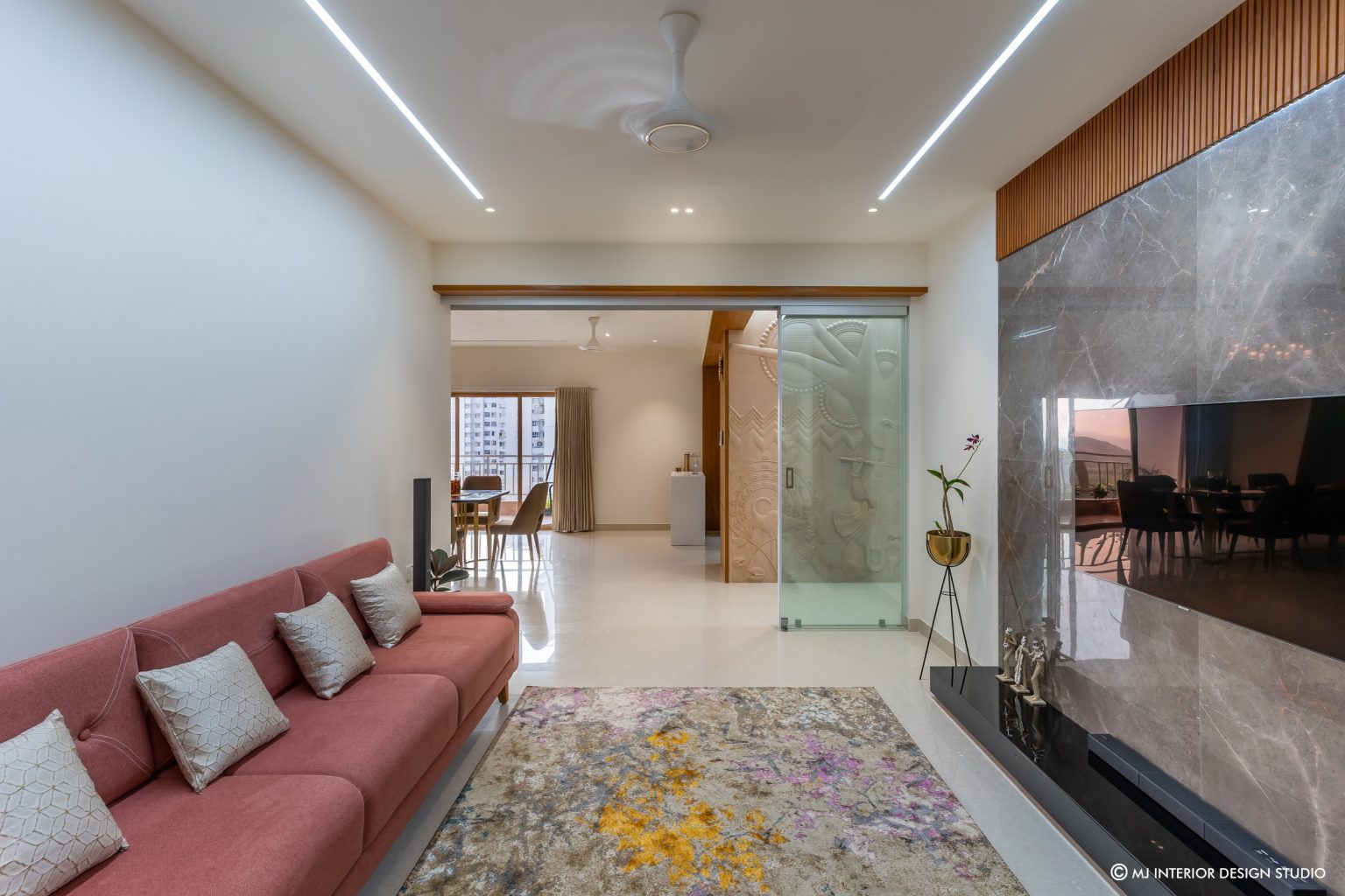 A Heavenly, Voluminous, And Spacious Home | MJ Interior design Studio ...