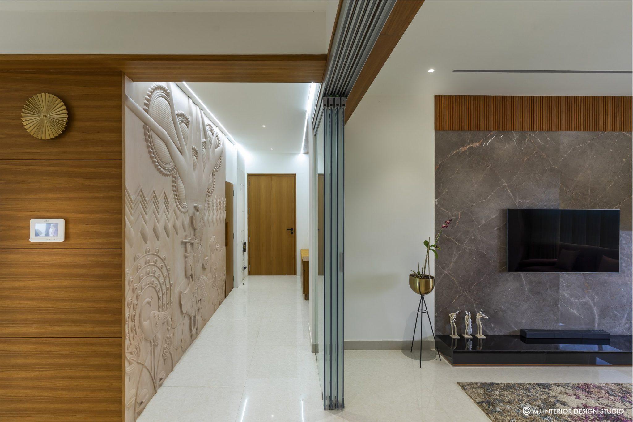 A Heavenly, Voluminous, And Spacious Home | MJ Interior design Studio ...