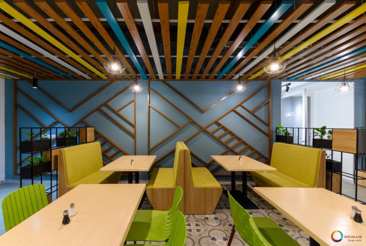 Fusion Of Natural Tones With White, Creating Comfortable Office Space ...