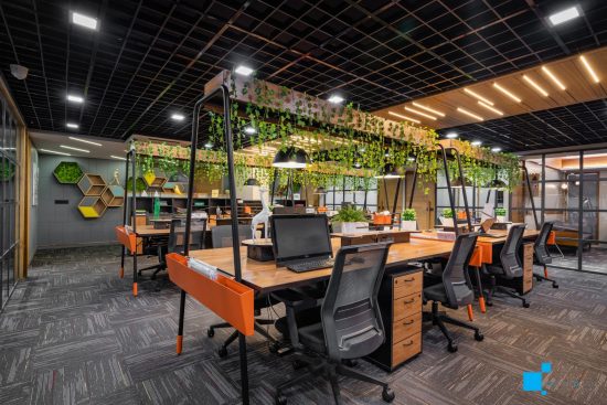 Compelling Office Space With Contemporary Material Palette | 3 Square ...