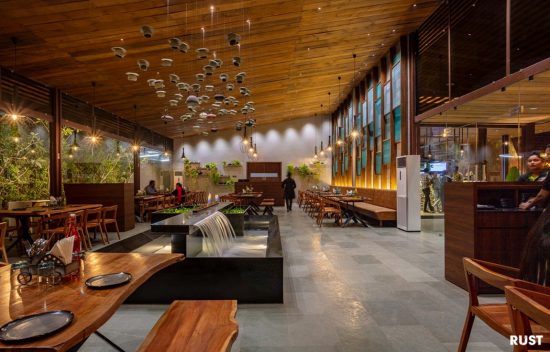 Tea Villa Cafe : Experiencing A Space Amidst Nature | Rust The Design ...