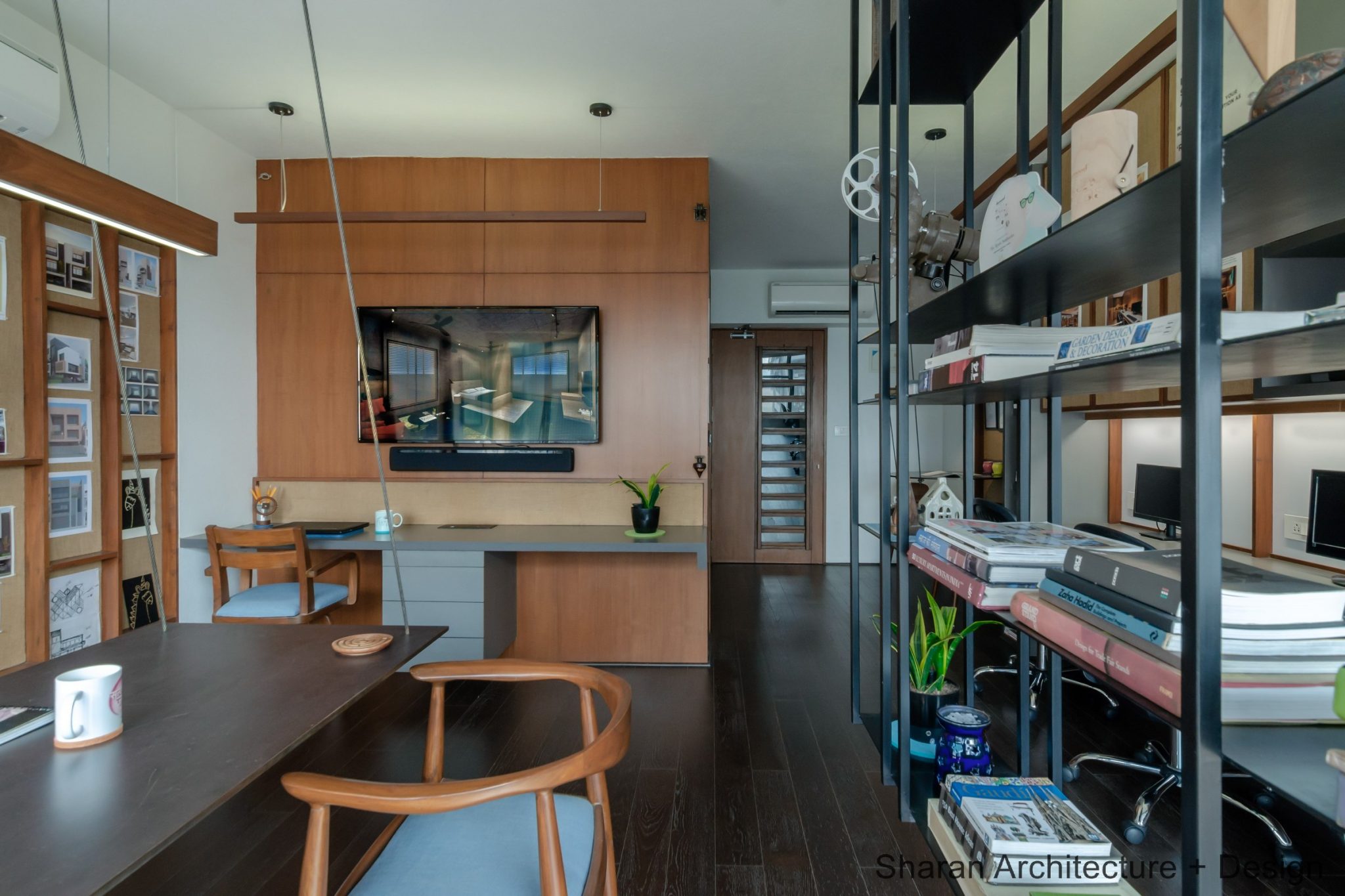 Functionally Aesthetic Office Space Following Crisp Design Language ...